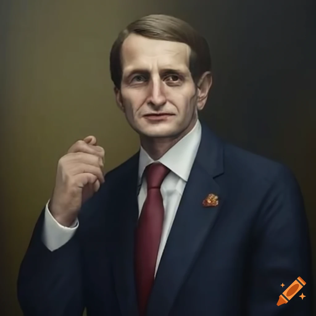 Portrait of sergey naryshkin