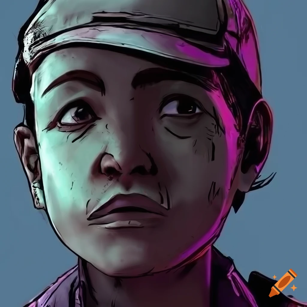 Digital art of steven lim in the walking dead style