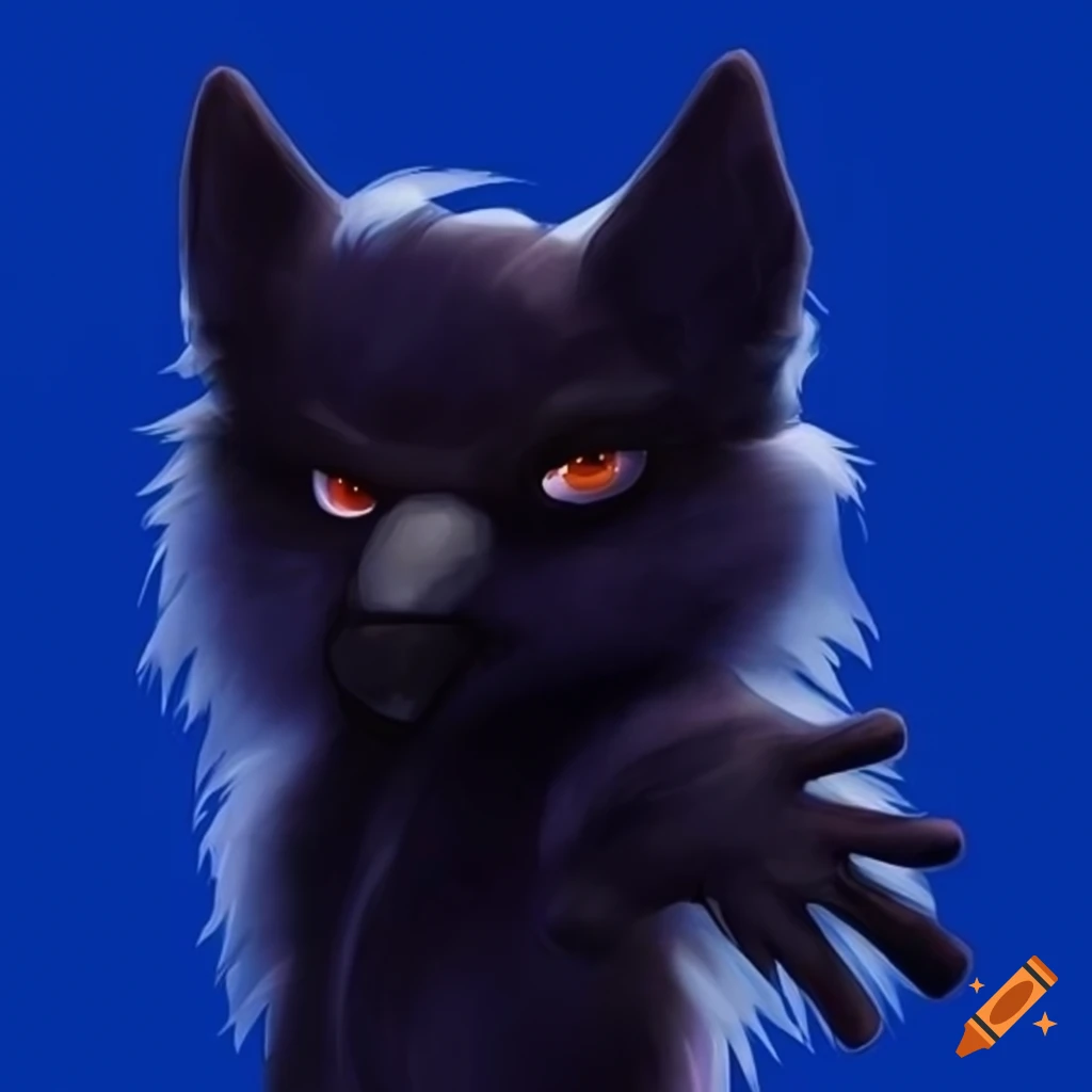 Image of a unique crow furry