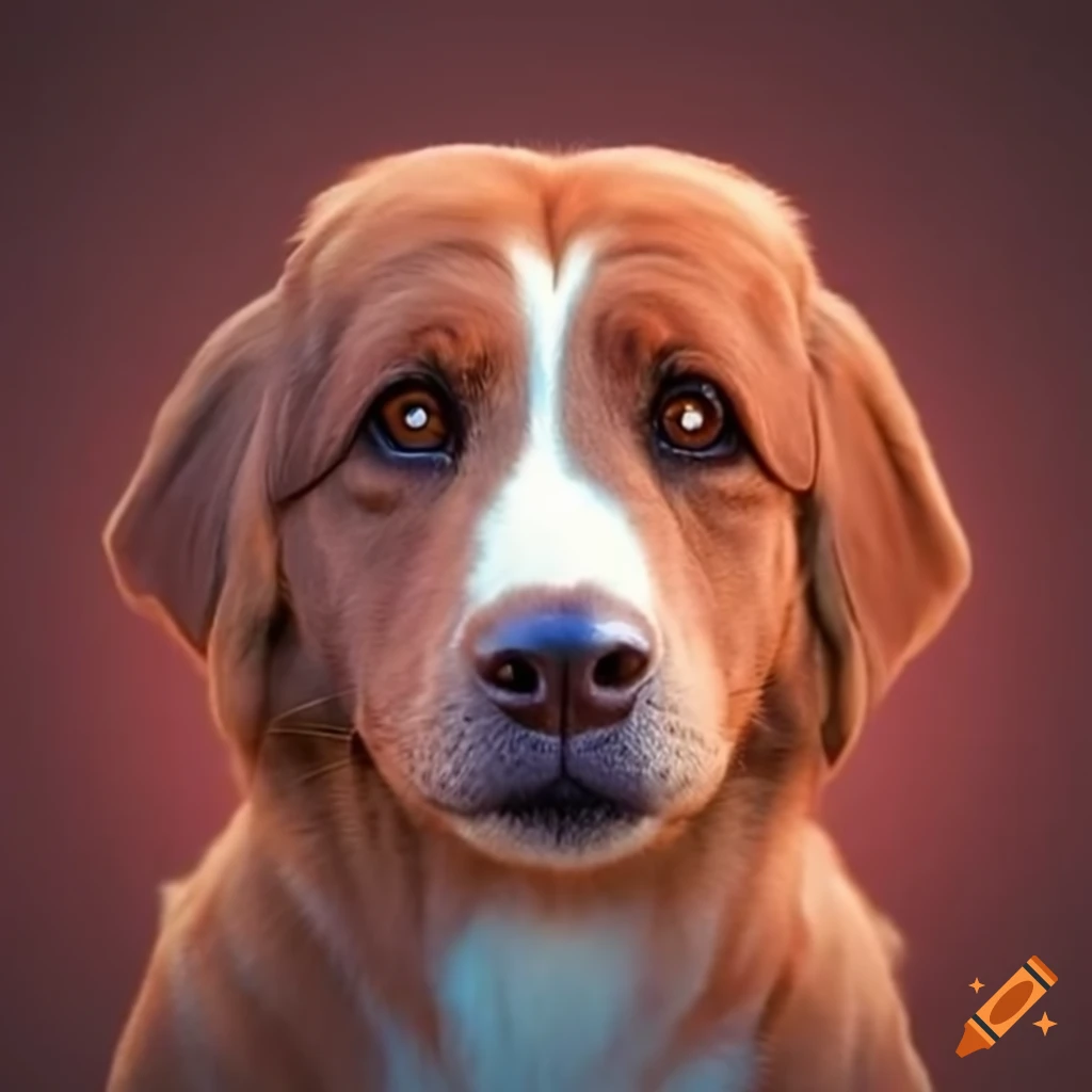 White dog on Craiyon