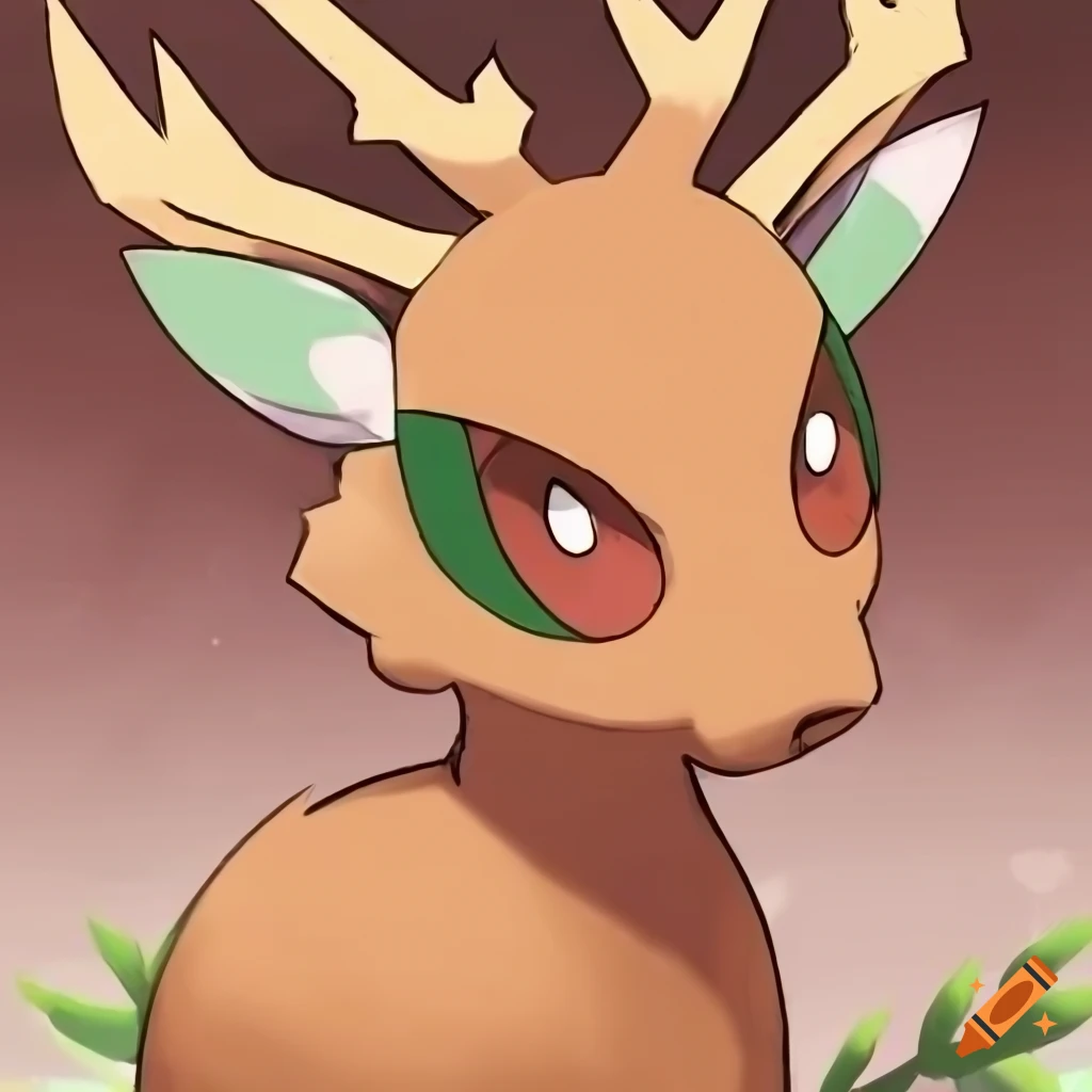 Enchanting birch leaf pokemon on Craiyon