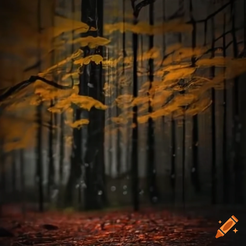 Photograph titled 'september rain'