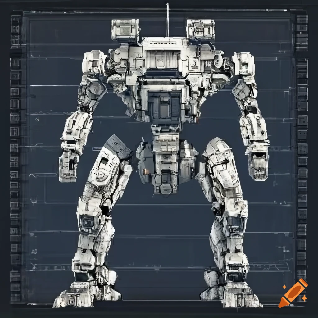 Impressive 3-story mecha with advanced weaponry and energy propulsion ...