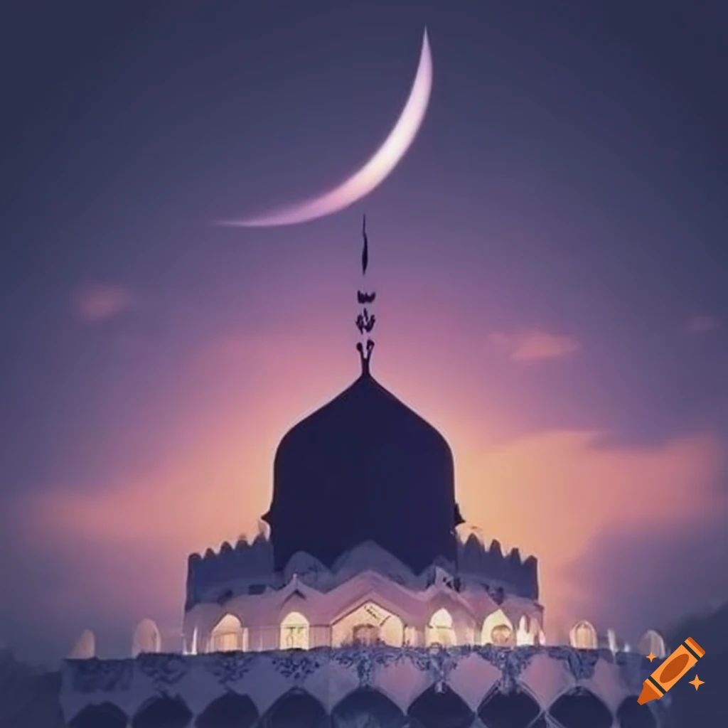 Profile picture with Islamic elements on Craiyon