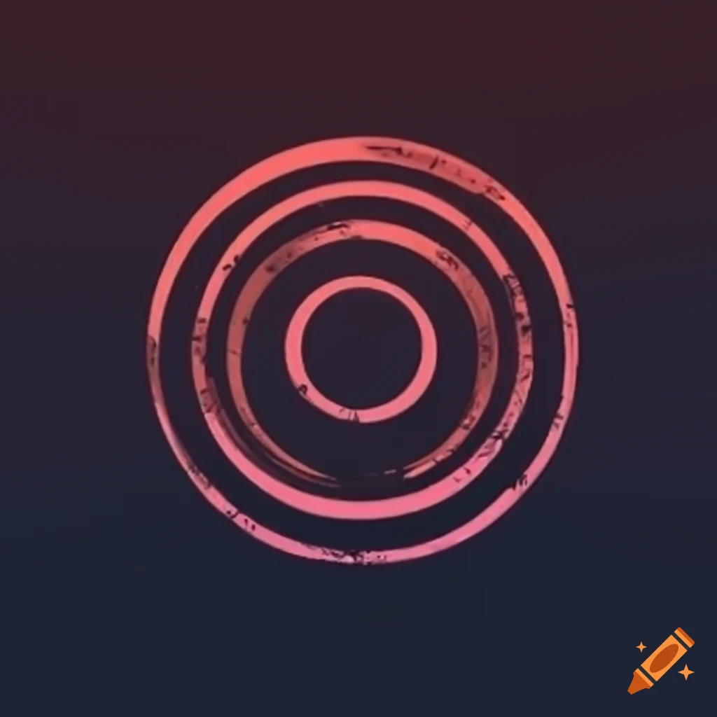 Hand-drawn logo for industrial techno label on Craiyon