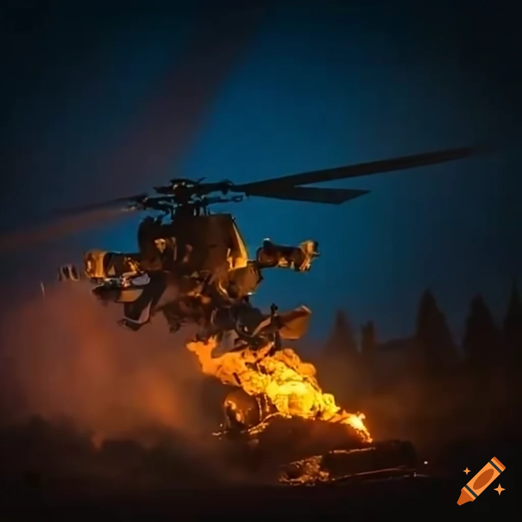 A powerful humvee moving through a desert landscape with a night sky on ...