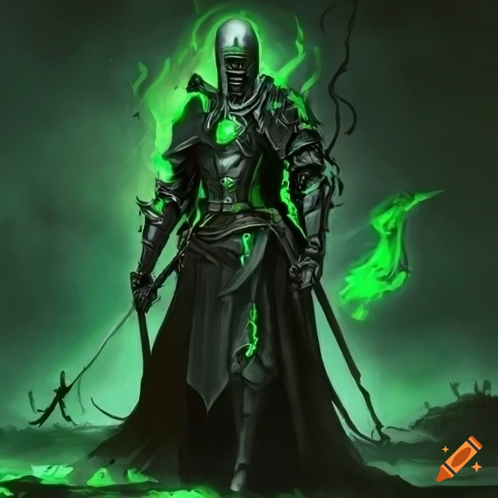 Sinister gothic knight artwork on Craiyon