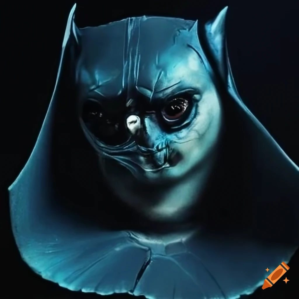 Portrait of stingrayman from stingrayman returns by tim burton on Craiyon