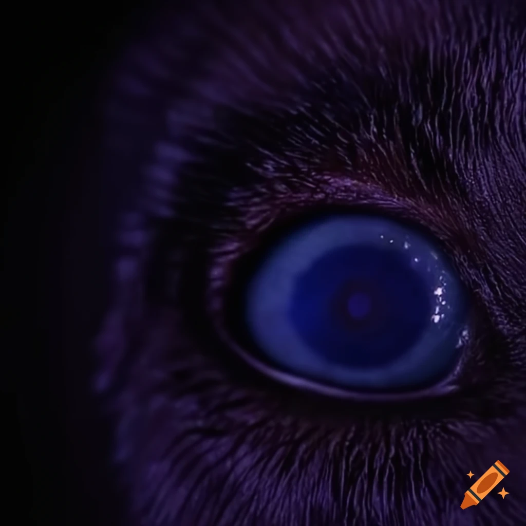 Cryptid eye with dark colors