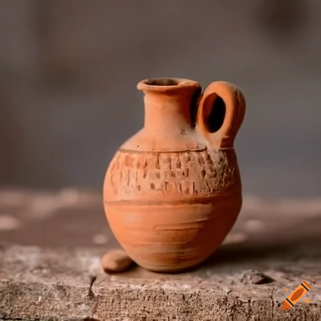 Terracotta oil jar from the Temple of Jerusalem on Craiyon