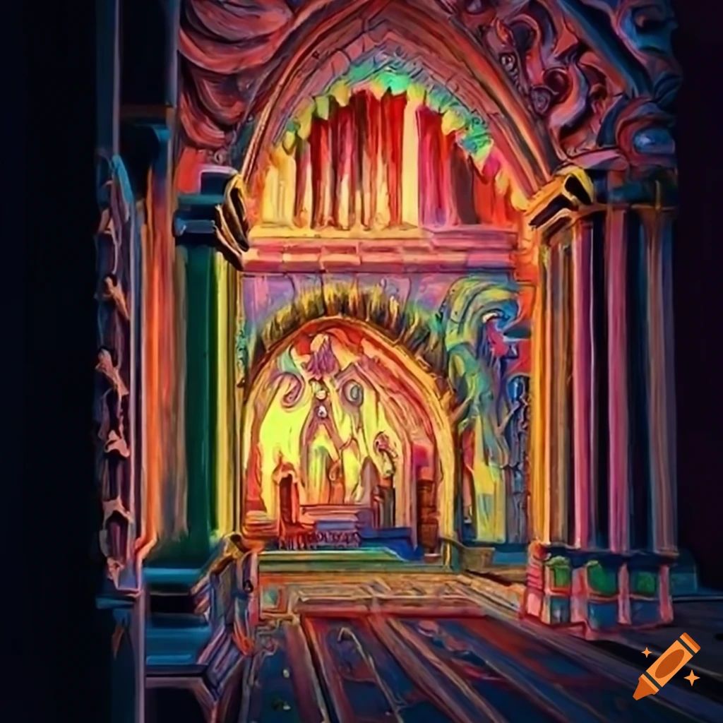 Detailed carving art with zelda game motif