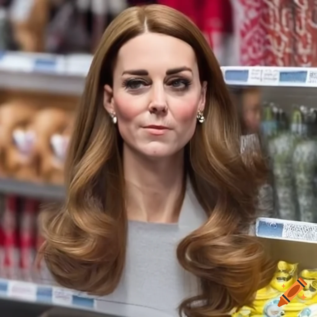 Kate middleton styling head with long hair