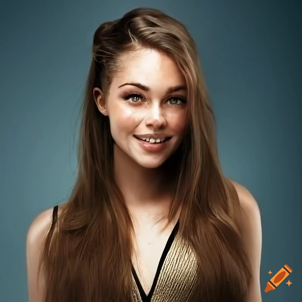 Photo-realistic mabel pines as the goddess venus on Craiyon