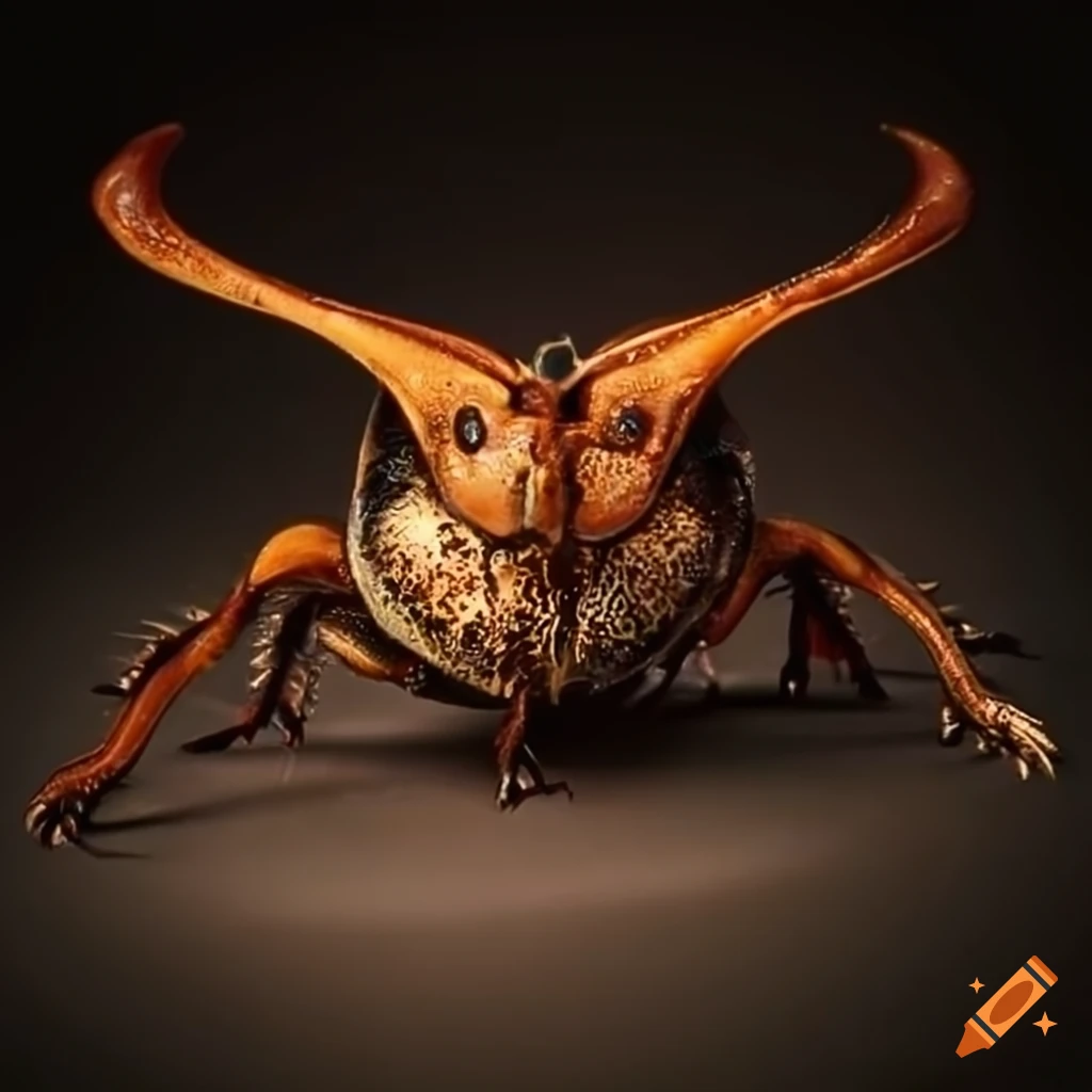 Image of an alien insect with multiple striking features on Craiyon