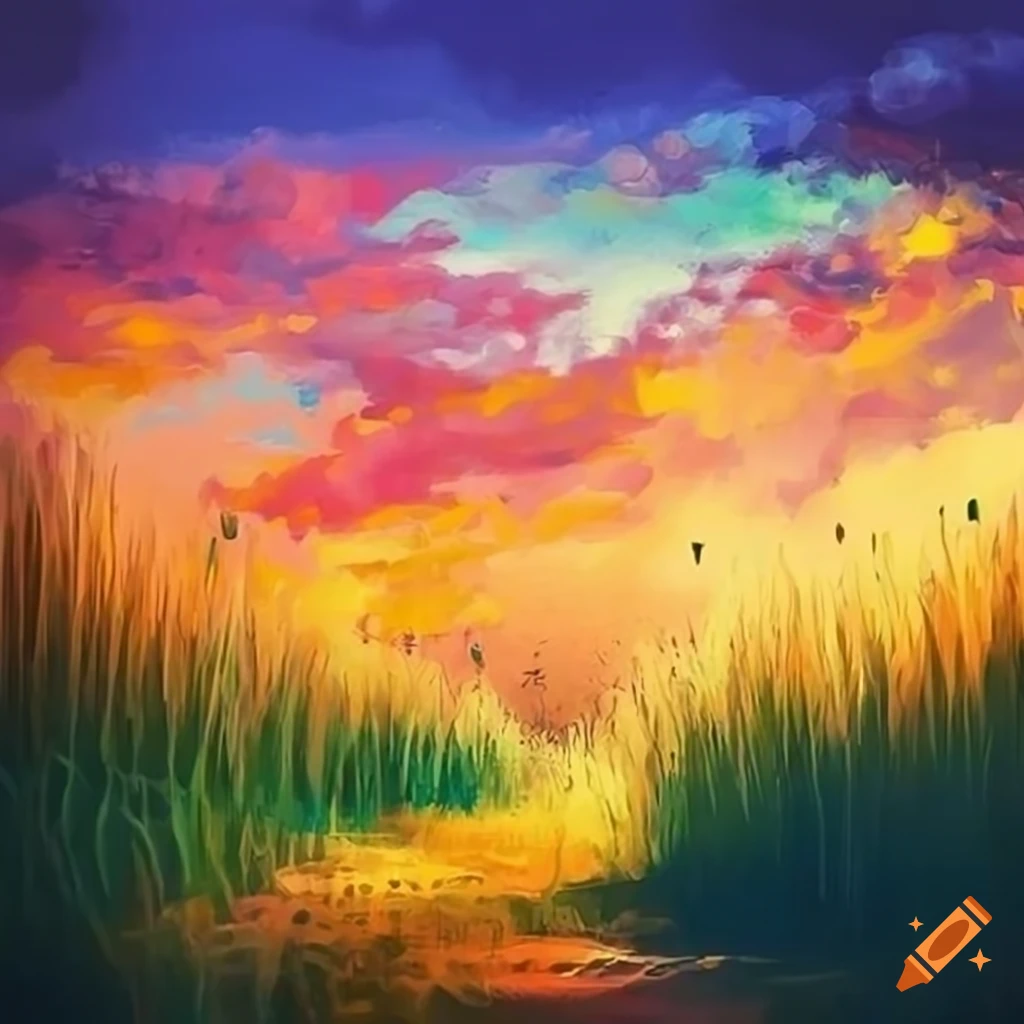 Philippine rice fields in impressionism style on Craiyon