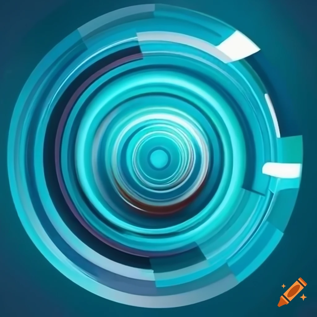 Sleek digital circular design for academy bank