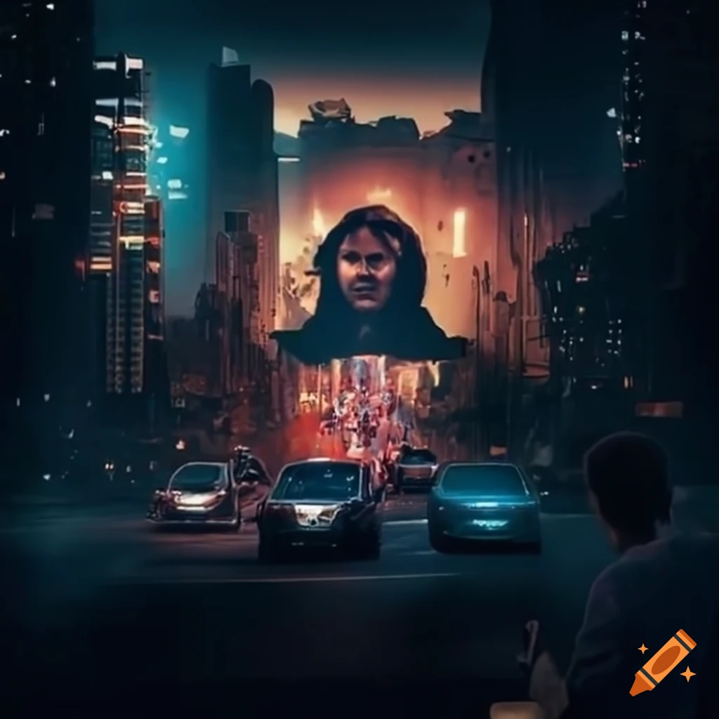 Poster promoting safe driving habits on Craiyon