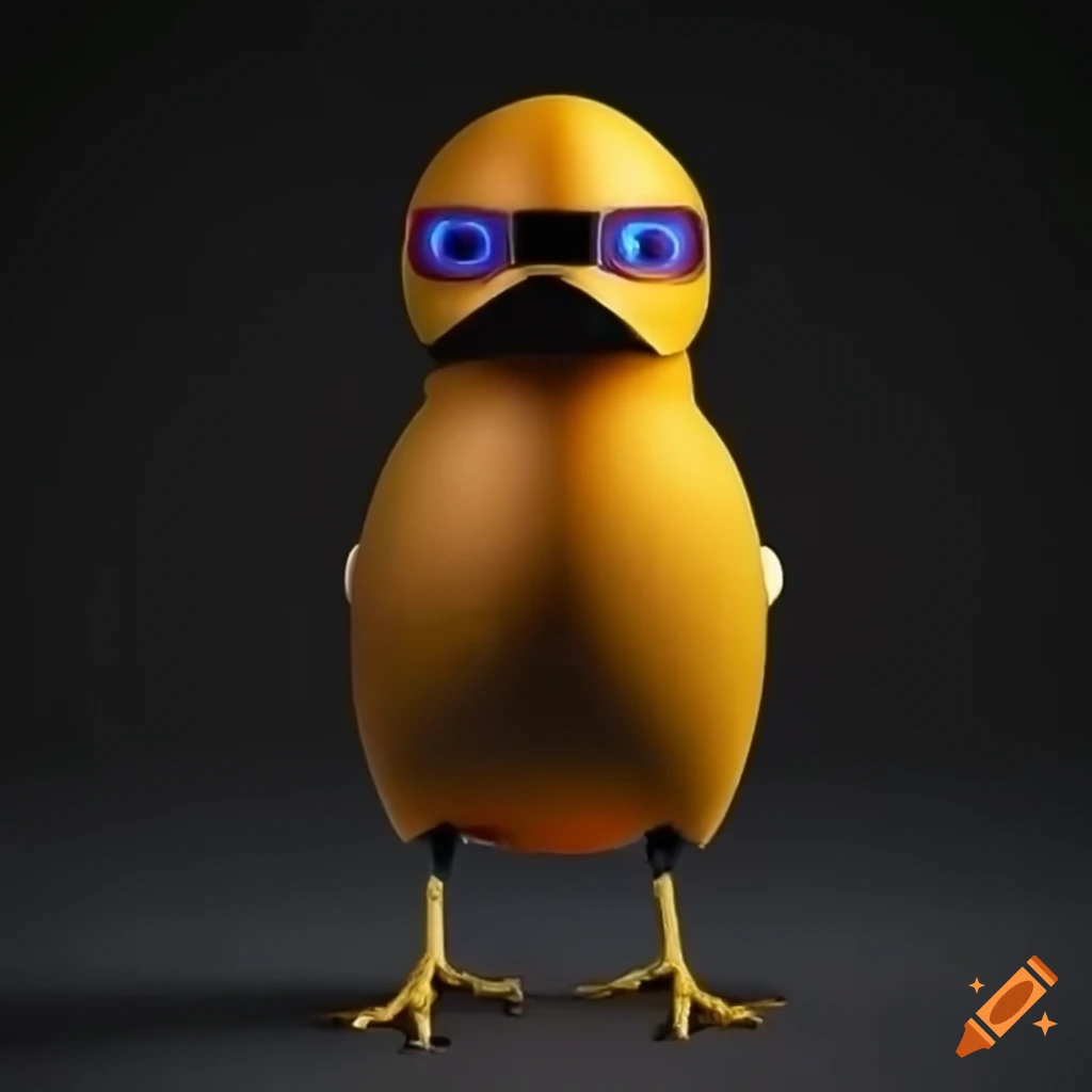 Bird-shaped robot on Craiyon