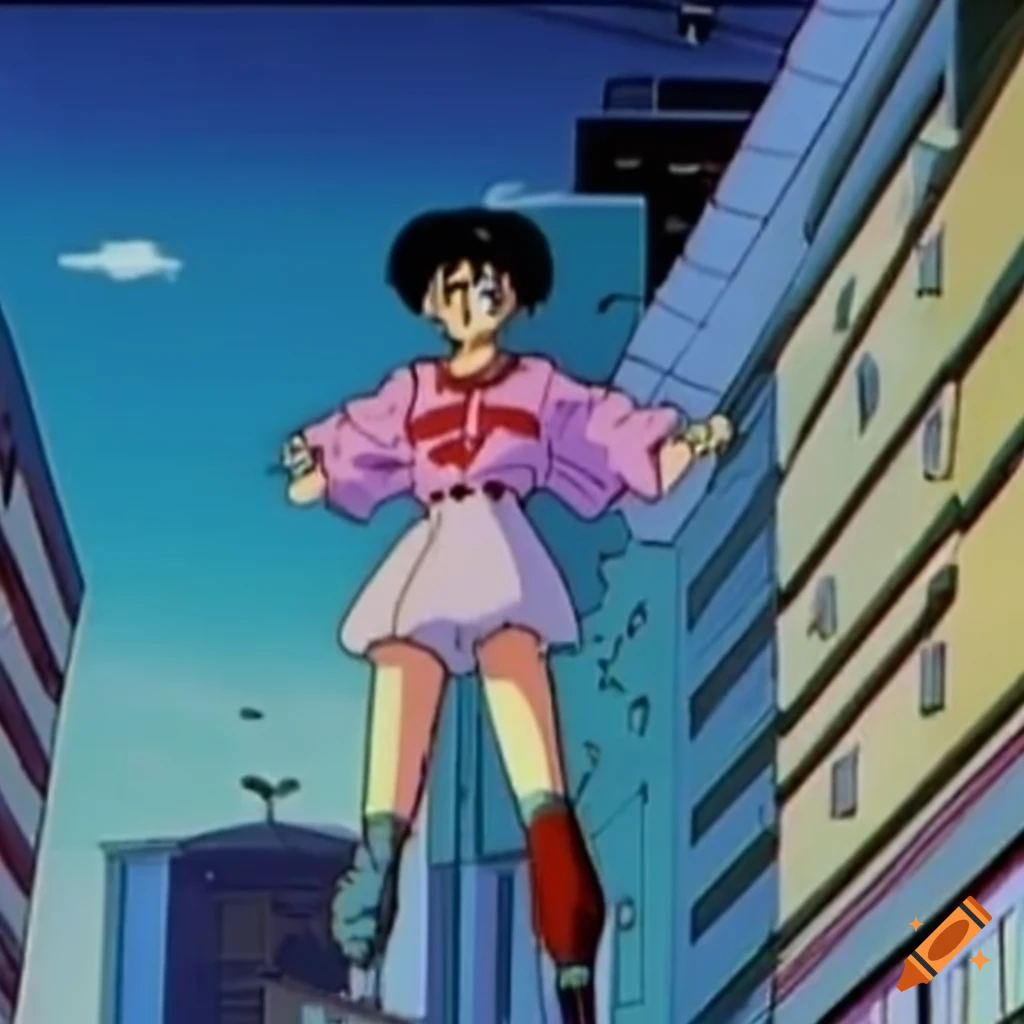 Retro 1990s anime ova: retro city