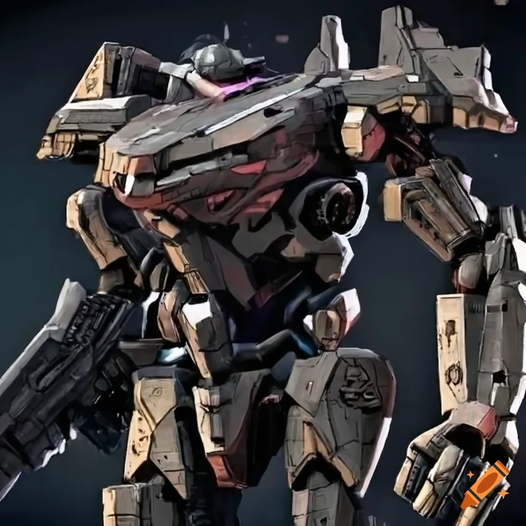 Image of an armored core mecha