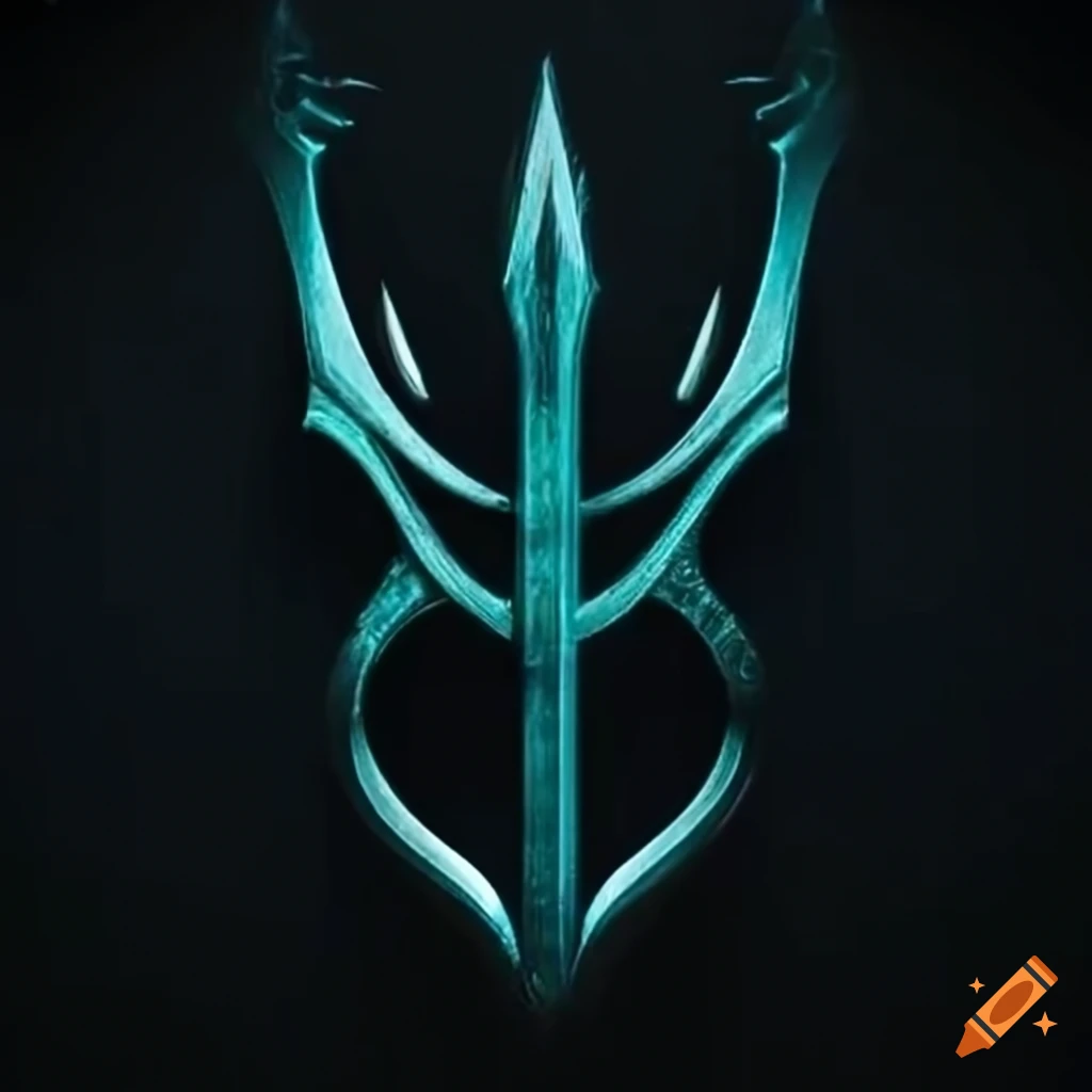 Trident movie review logo on Craiyon