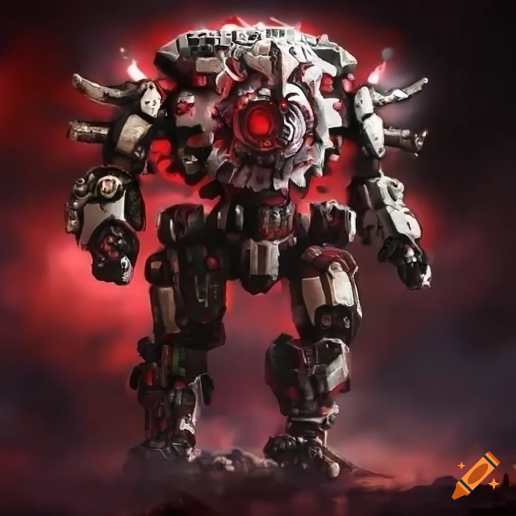 Mech hellfire polar in a chaos battle