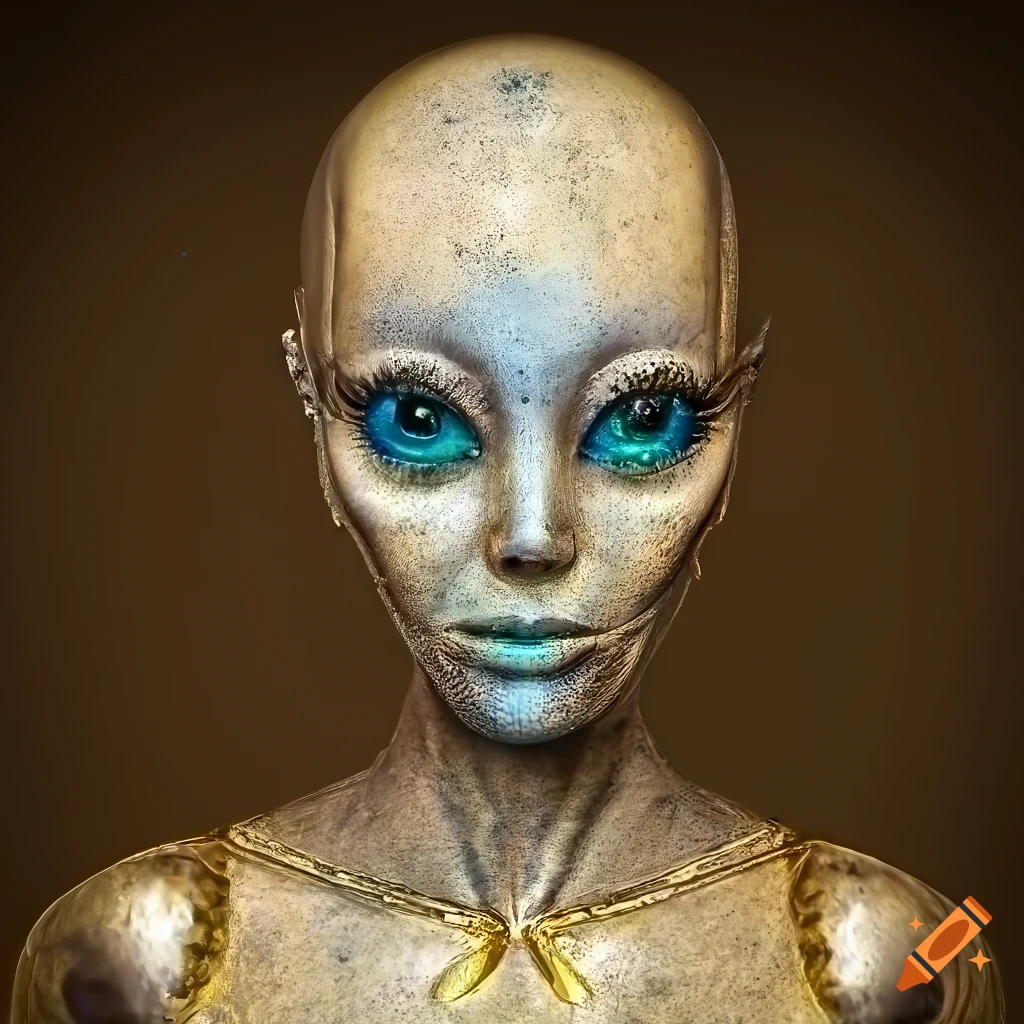 Beautiful Alien Creature On Craiyon