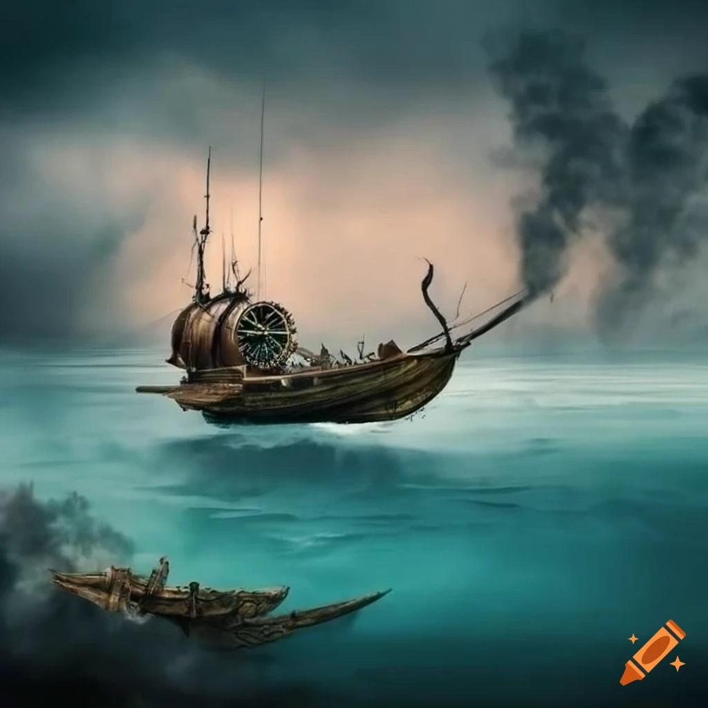 Roman boat on Craiyon