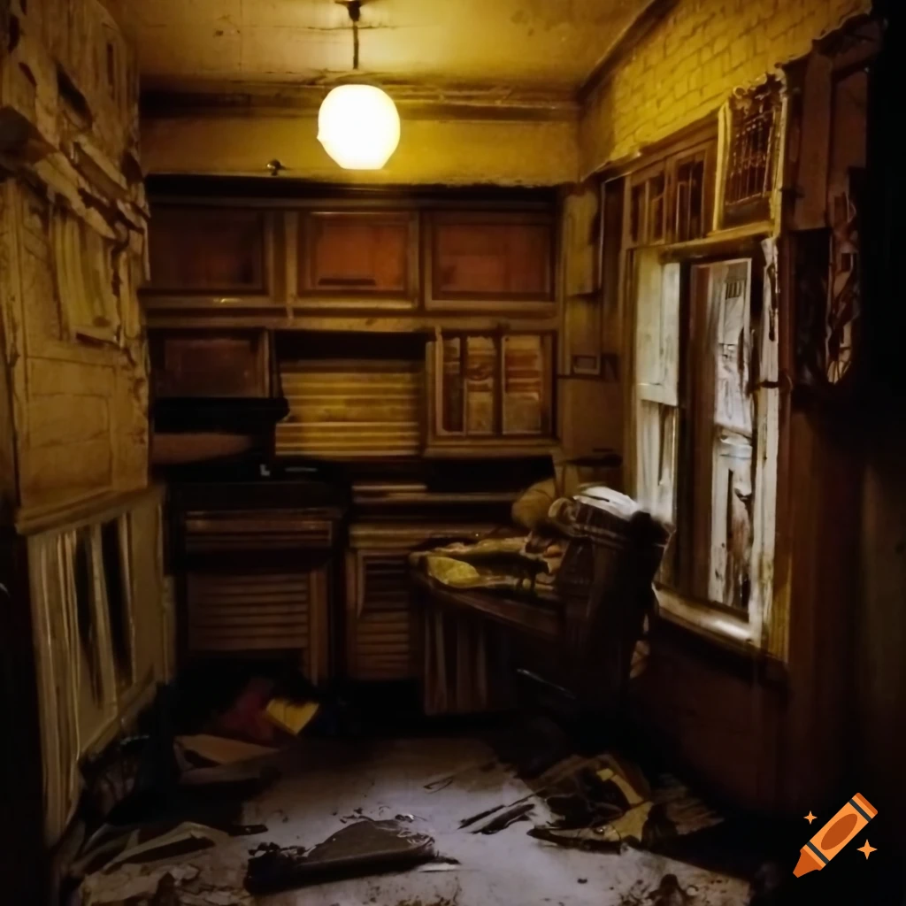 Grind house corridor in 1980s New York on Craiyon