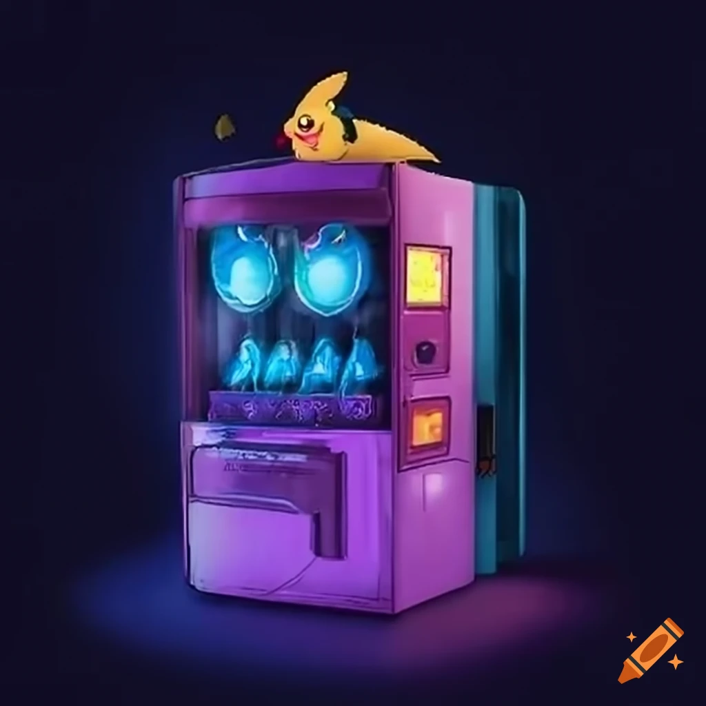 New Pokémon inspired by a haunted vending machine on Craiyon