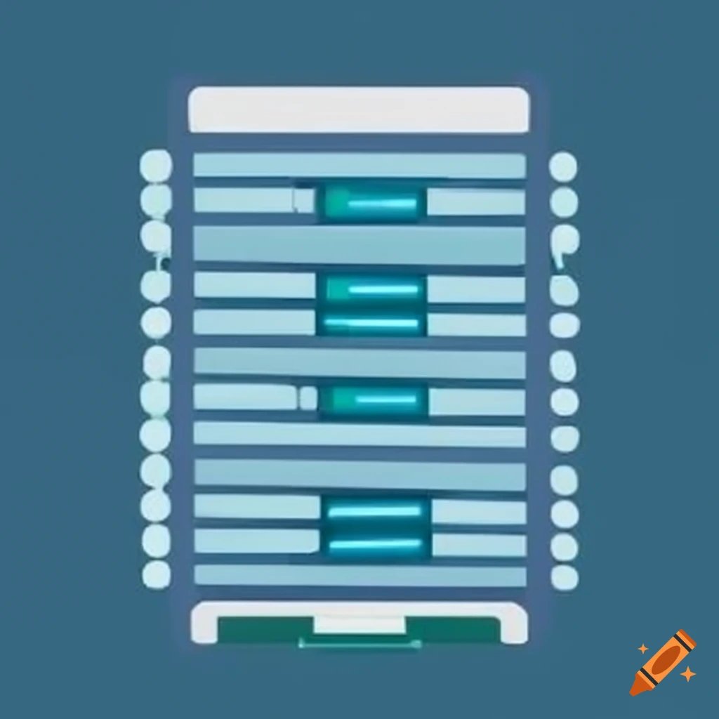 Illustration of email servers