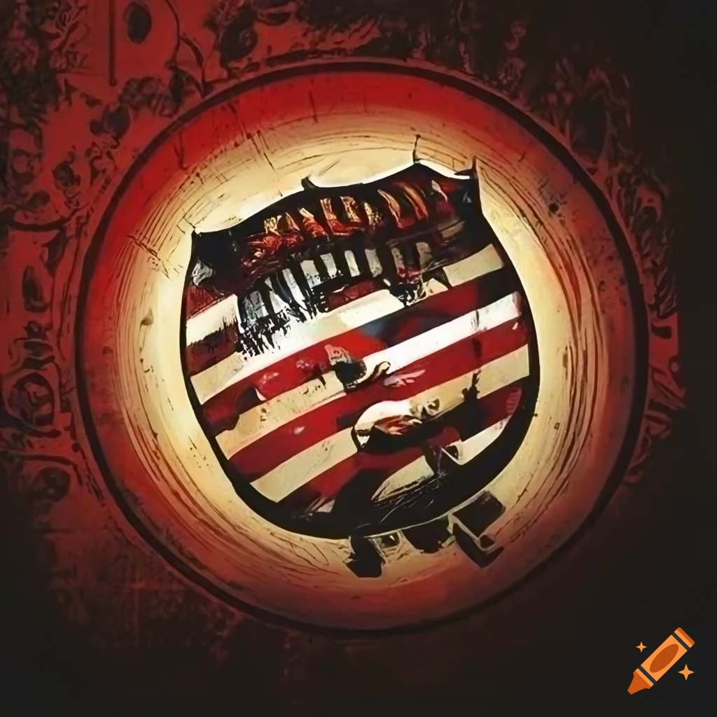 Vintage racing logo artwork on Craiyon