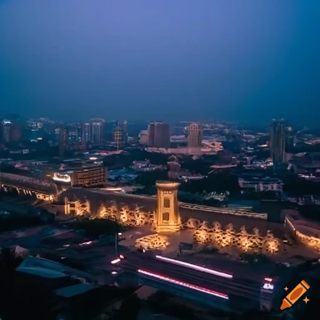 Panorama of abuja's iconic landmarks