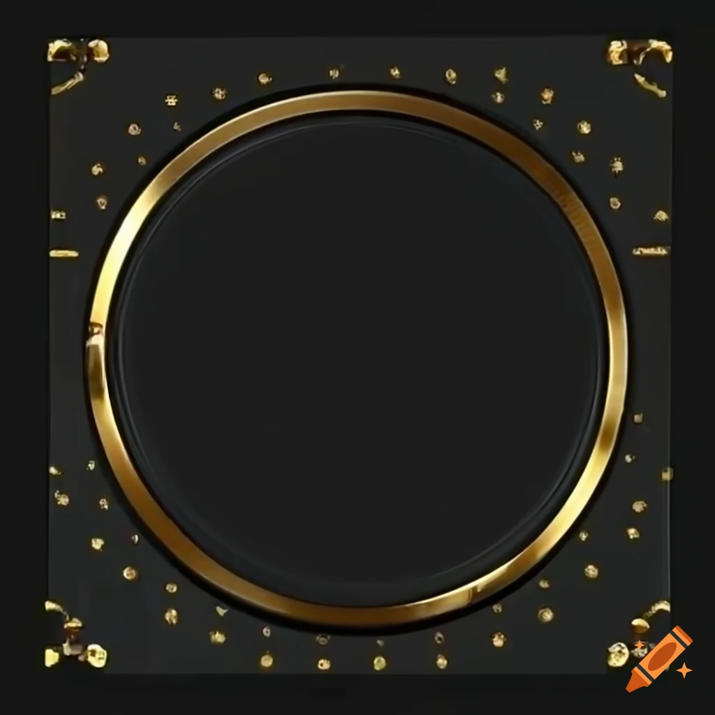 Gold-accented sleek webcam overlay design