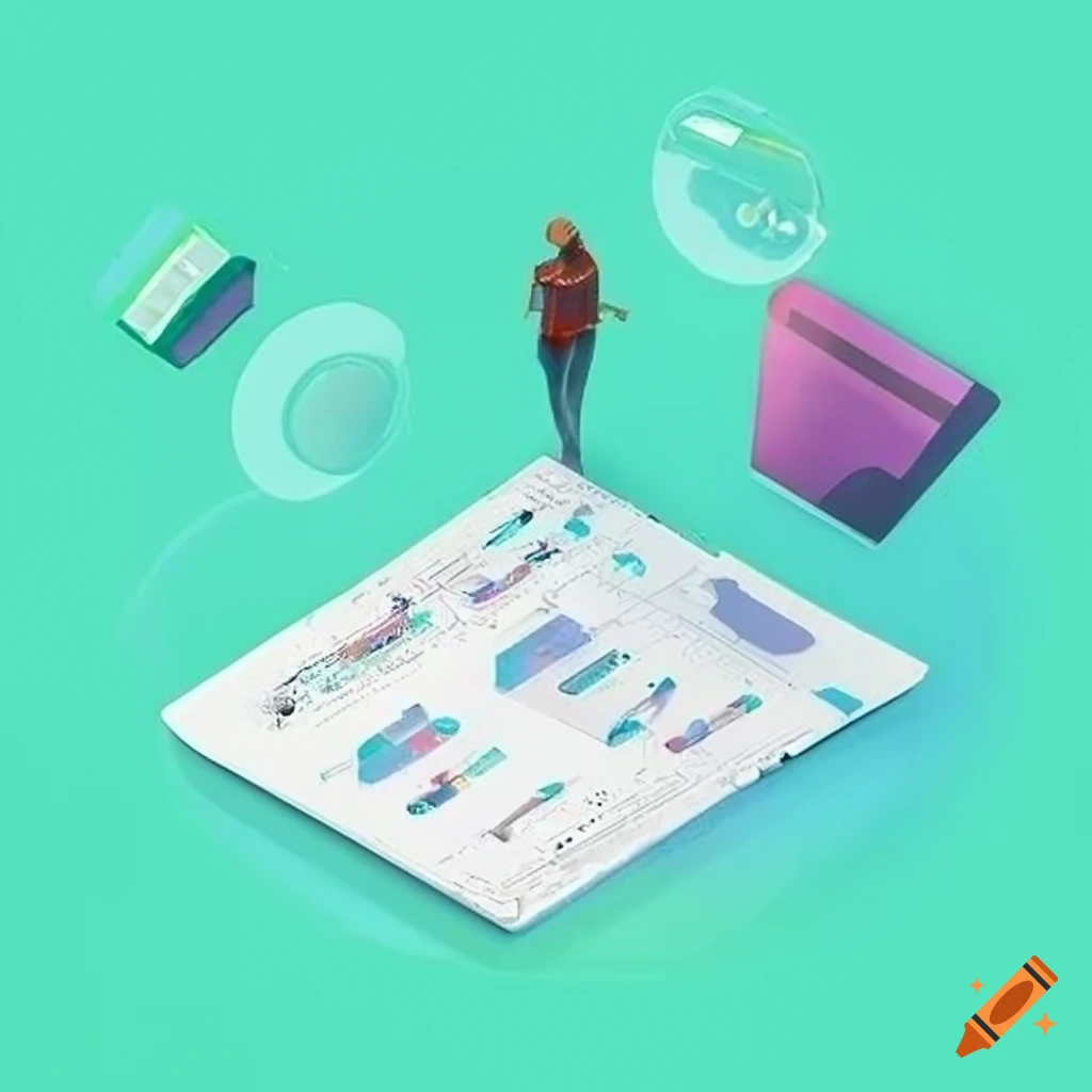 Image depicting data collection in data lifecycle on Craiyon