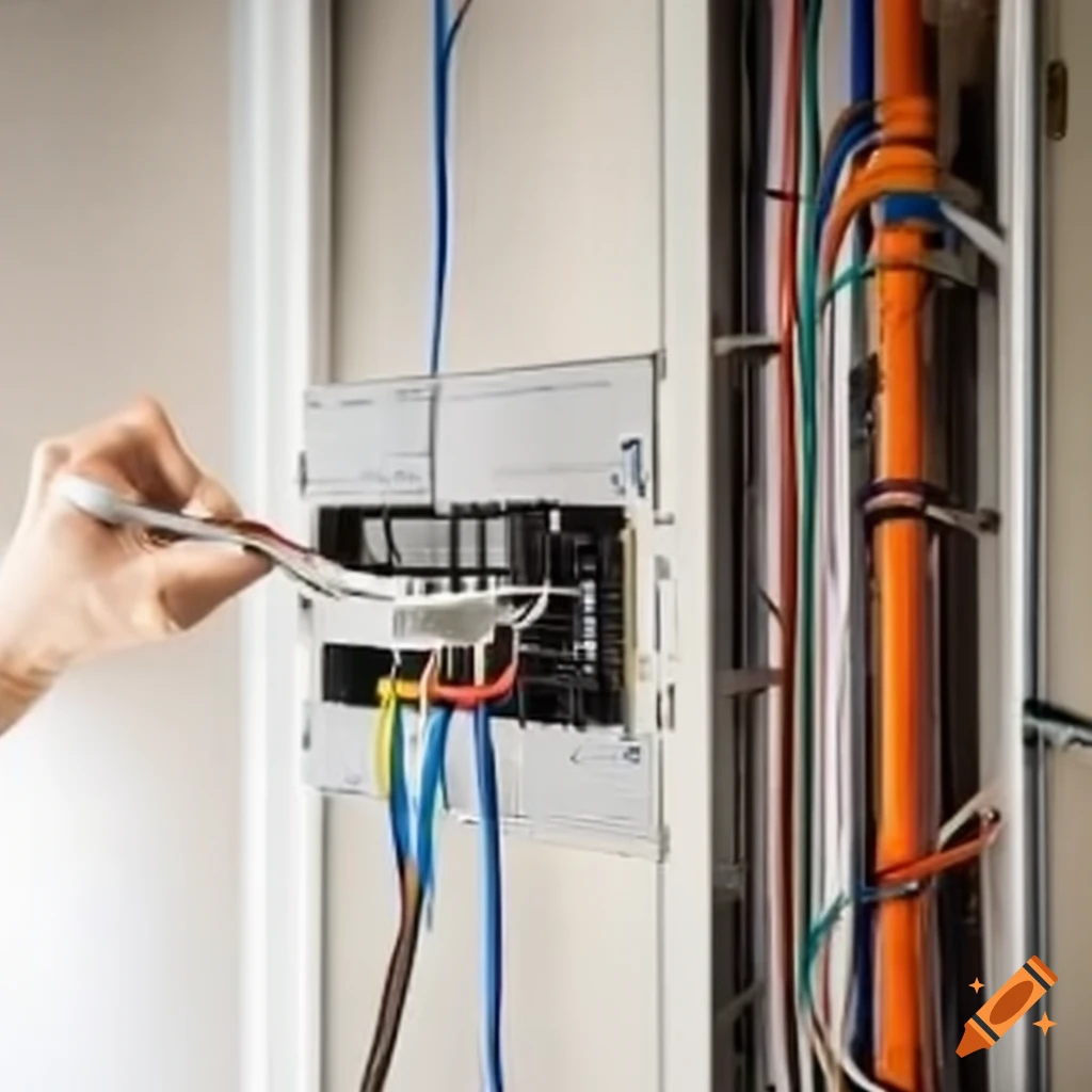 Electrical installation on Craiyon