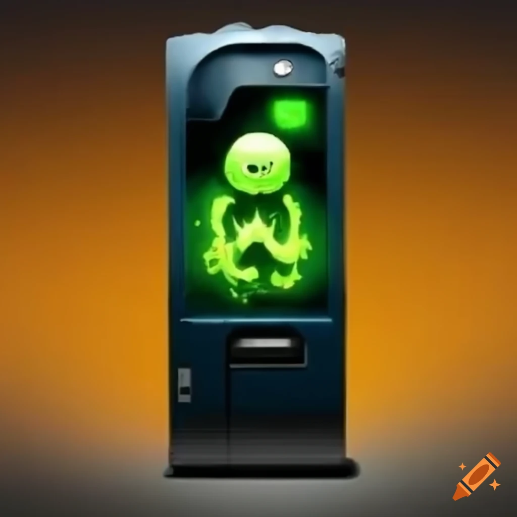 Spooky haunted vending machine pokemon