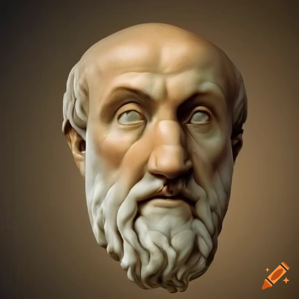 Portrait of physician hippocrates on Craiyon