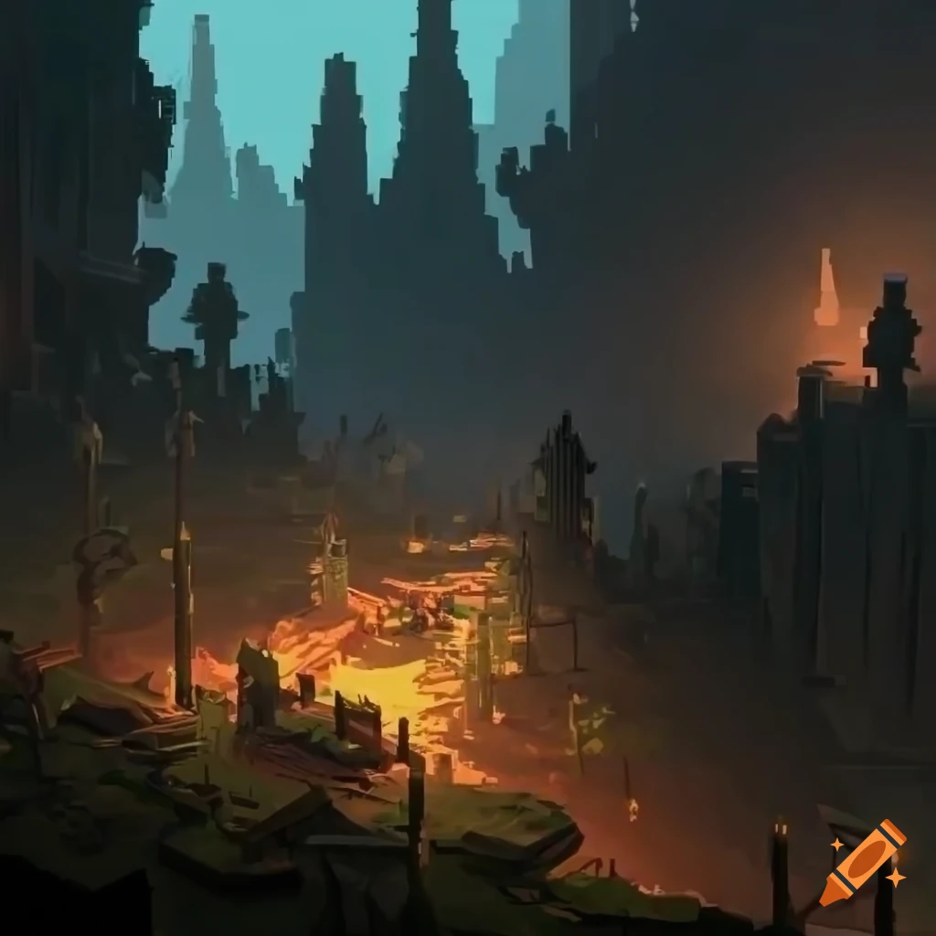 Intricate modular isometric concept art of a nature terrain on Craiyon