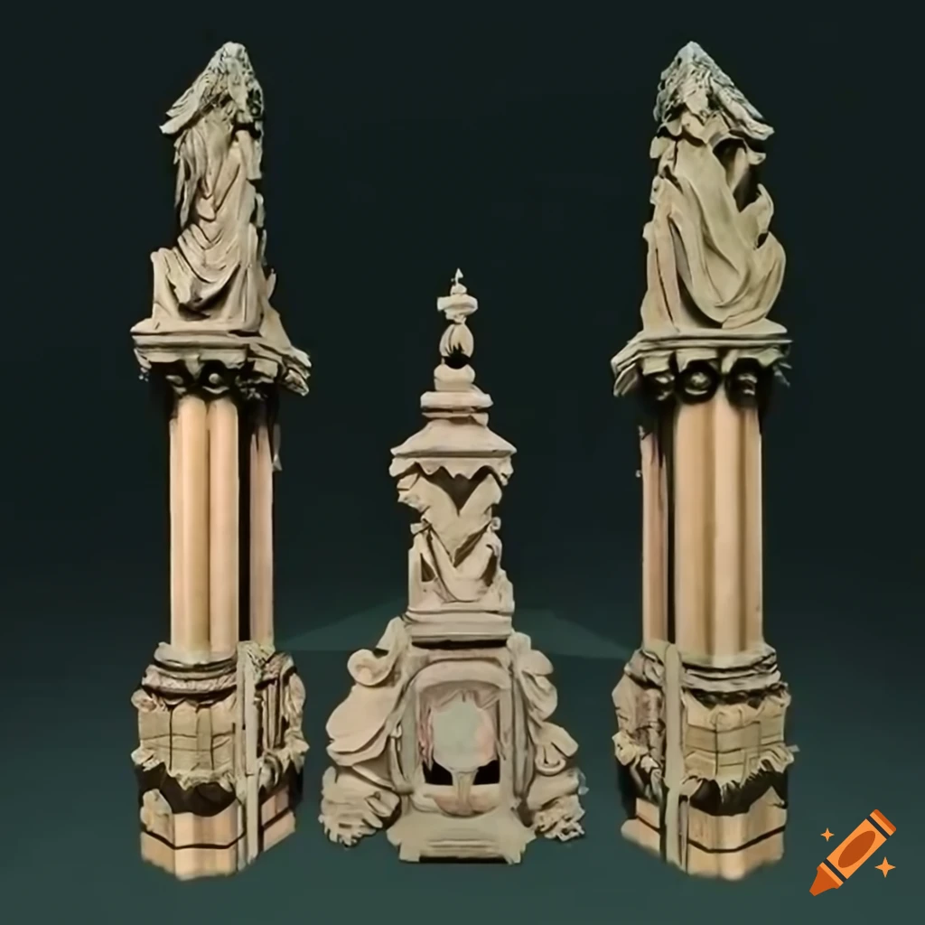 Detailed high definition greek style archway on Craiyon