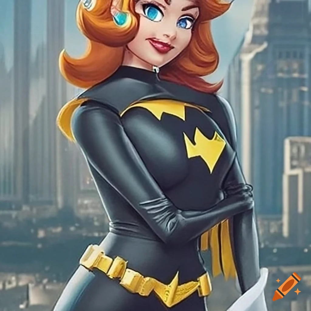 Fan art of batman as a cat girl on Craiyon