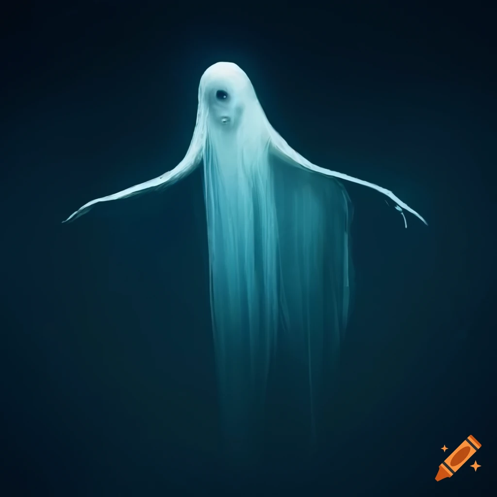 Floating ghosts artwork