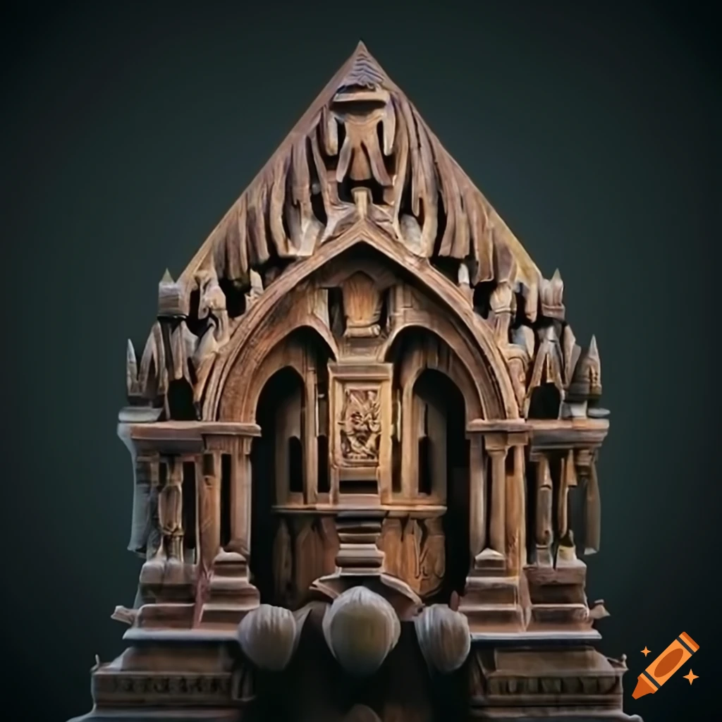Detailed carving inspired by zelda game