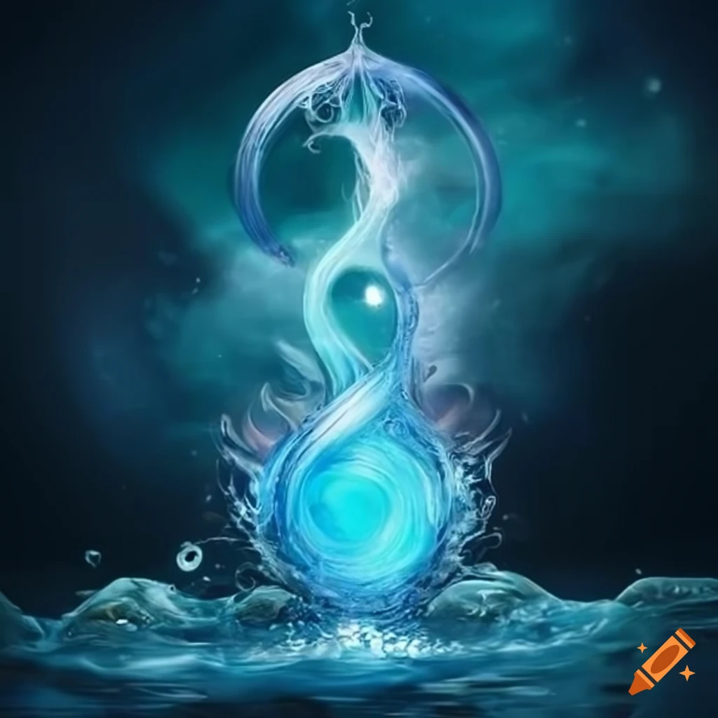 Mystical symbol in the water on Craiyon