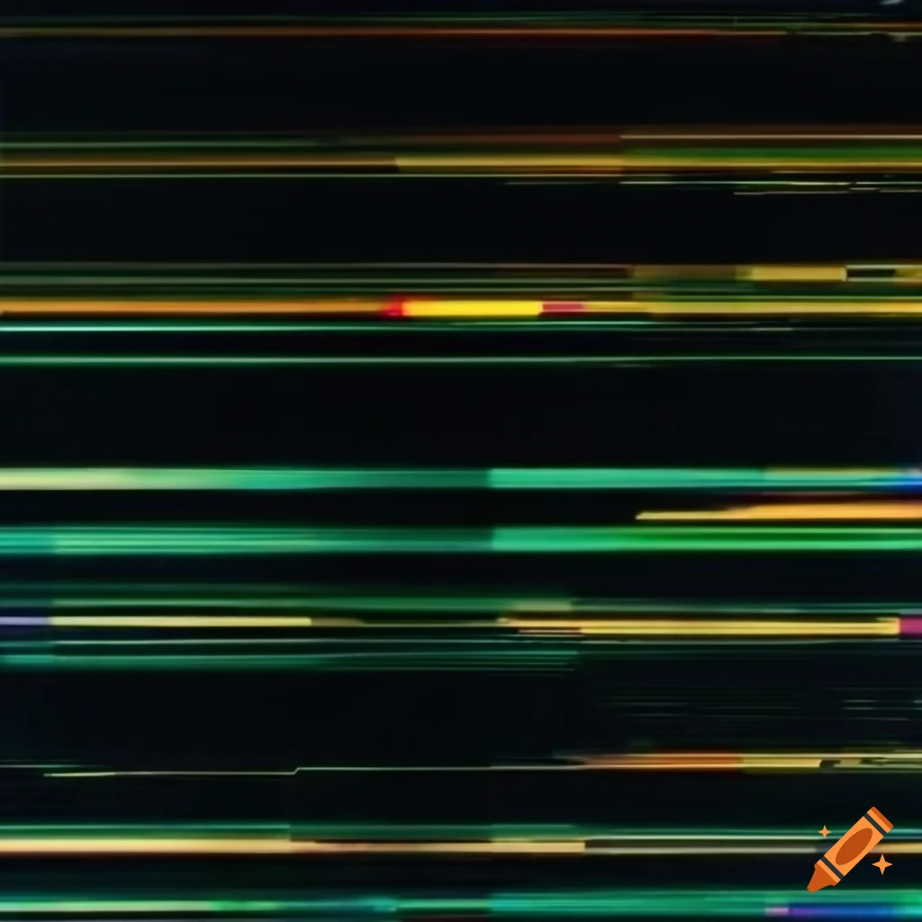 Vhs interference on black background on Craiyon