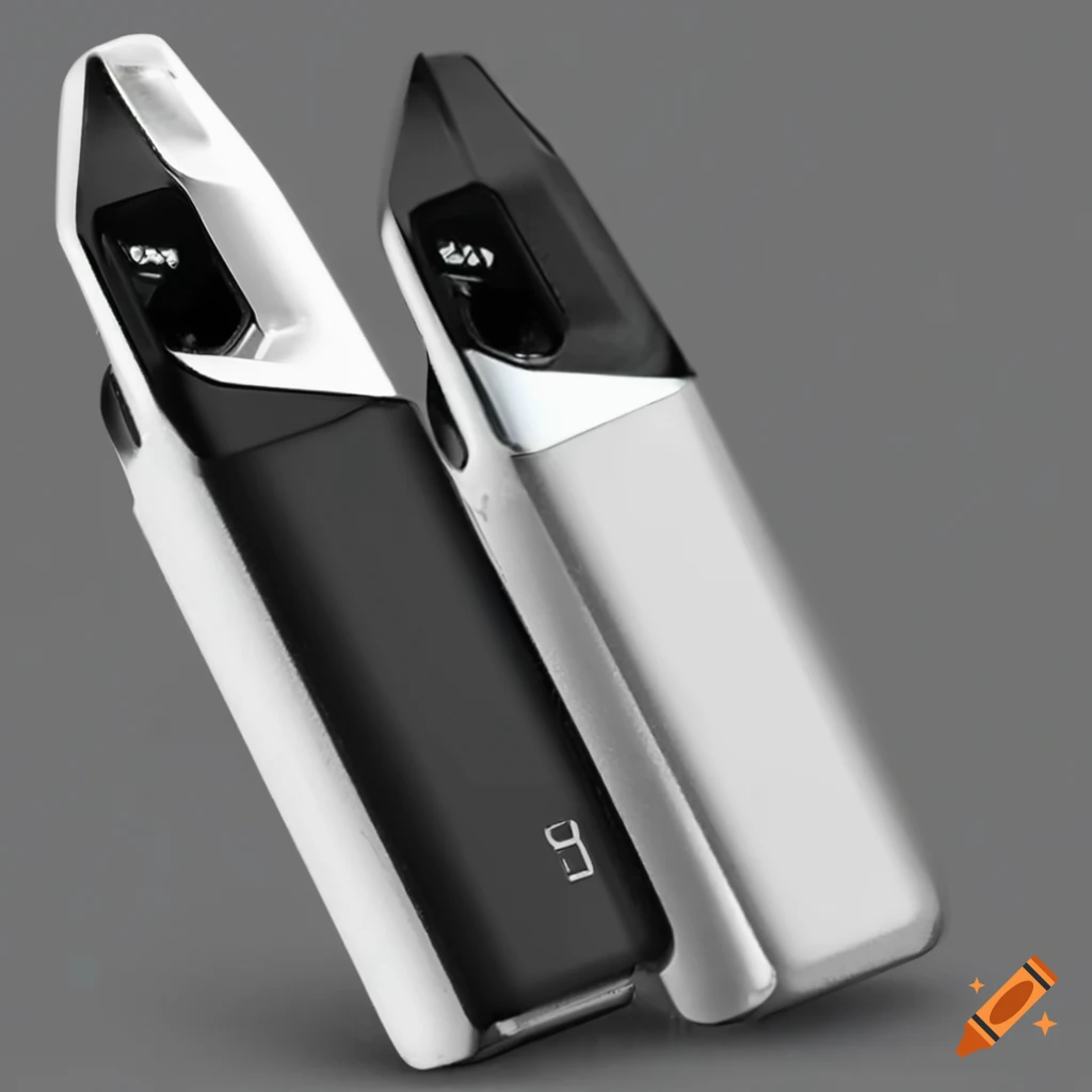 Image of a vape device with replaceable battery and exchangeable pod