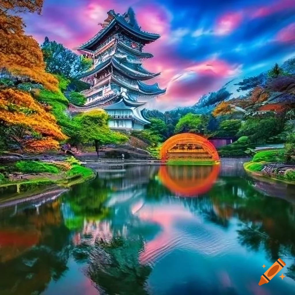 Hyper realistic depiction of Japan on Craiyon
