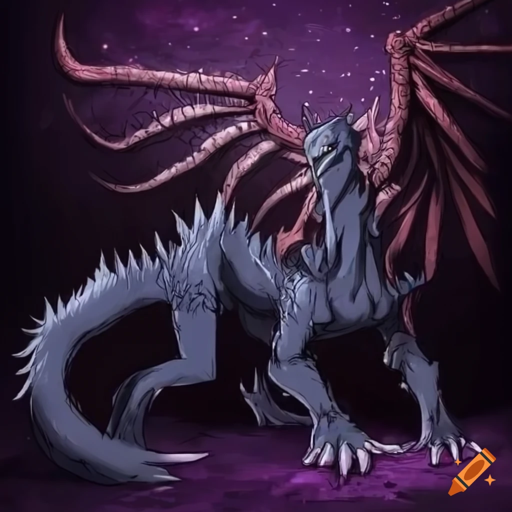 Princess mononoke monster in black on Craiyon