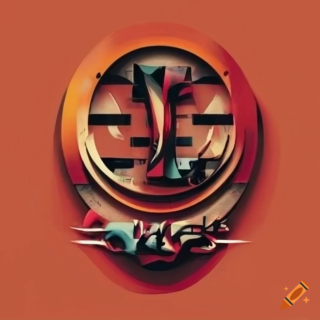 Vintage racing logo artwork on Craiyon