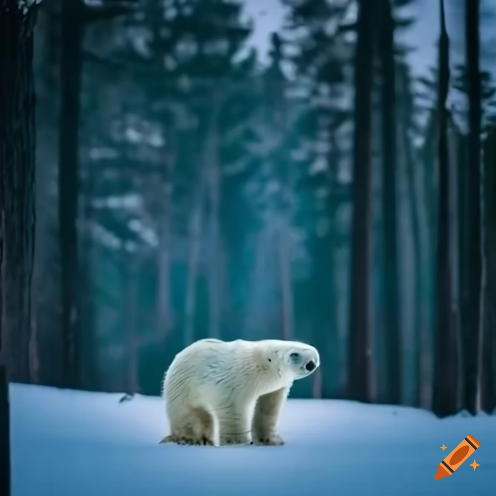 Standing Polar Bear